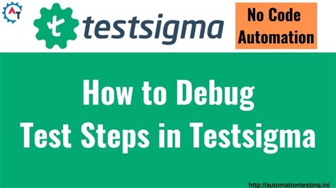 Krishna Sakinala On Linkedin Understanding Debugging With Testsigma