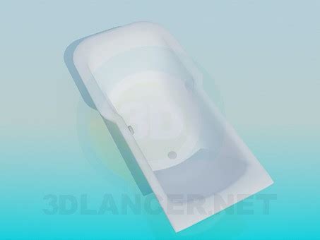 3d Model Bath With Extension 7097 3dlancer Net