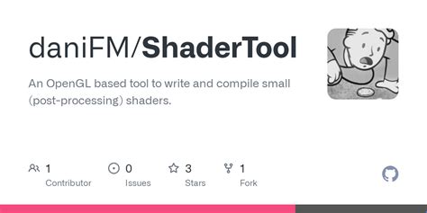 github danifm shadertool an opengl based tool to write and compile