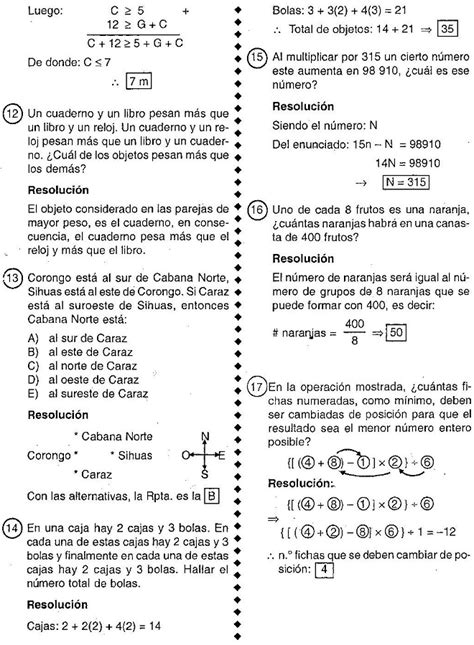 Problemas de Razonamiento Lógico Matemático MaterialesEducativos MX