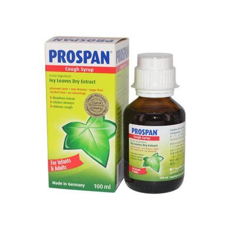 Prospan Cough Syrup Dried Ivy Leaf Extract 100ml Exp0725 Shopee