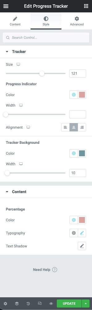 Progress Tracker Elementor