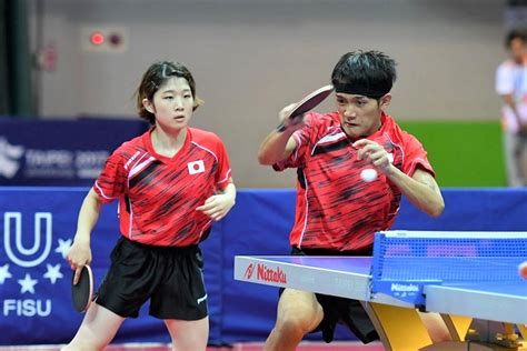 【ユニバーシアード】混合複で吉村／安藤が銀メダルを獲得！ Nittakuニッタク 日本卓球 卓球用品の総合メーカーnittaku