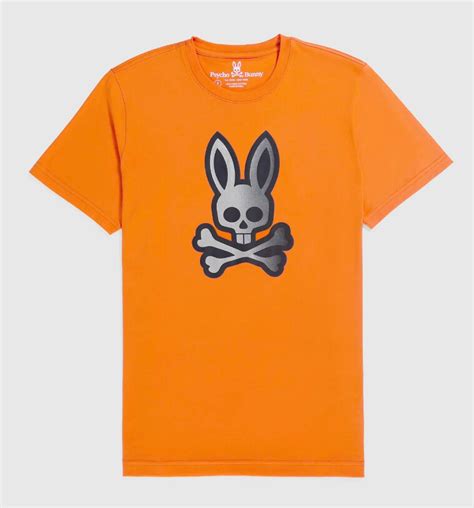 Psycho Bunny Shirts Psycho Bunny Patchin Jersey Chenille Bunny Logo