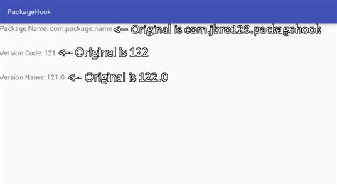 Github Jbro Packagehook Hook An Android Applications Package