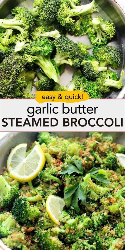 Steamed Broccoli Recipe Diethood Noor Jani