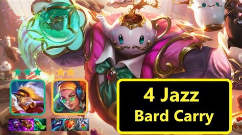 Set 10 ⭐️ ⭐️ ⭐️ Bard Carry 4 Jazz Infusion Tft Reroll Comps