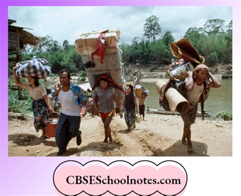 Cbse Class 8 Geography Chapter 3 Migration Notes Cbse School Notes