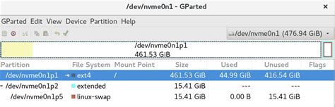 Dual Boot Gparted Won T Let Me Resize An EXT4 Partition Ask Ubuntu