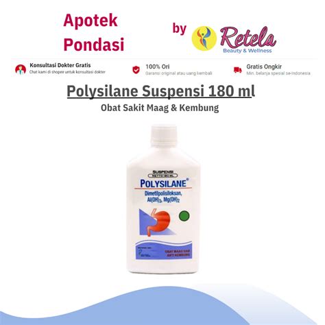 Jual Polysilane Susp 180ml Shopee Indonesia