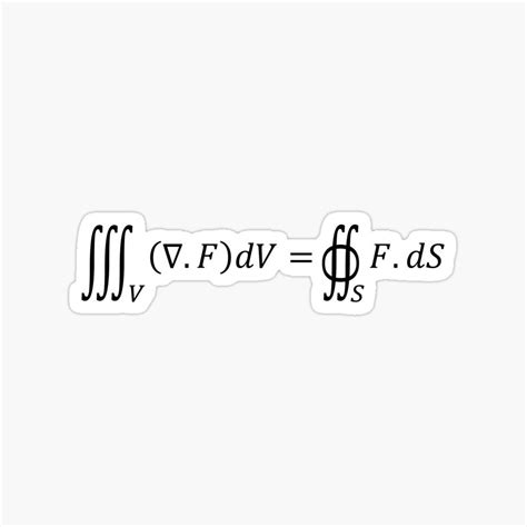 Nabla Operator Definition Math And Calculus Basics Sticker For Sale By