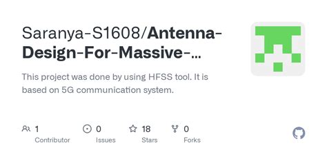 pull requests · saranya s1608 antenna design for massive mimo 5g