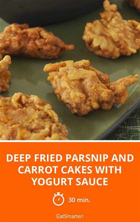 Deep Fried Parsnip And Carrot Cakes With Yogurt Sauce Recipe Eat