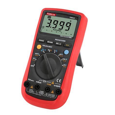 Professional Auto Range Current Ac Dc Voltmeter Capacitance Resistance