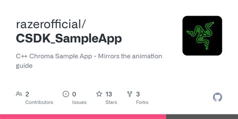 Github Razerofficialcsdksampleapp C Chroma Sample App Mirrors The Animation Guide