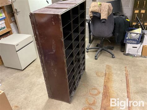 Steel Multi Bin Storage Unit Bigiron Auctions