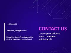 Free Electronic Circuit Theme For PowerPoint And Google Slides