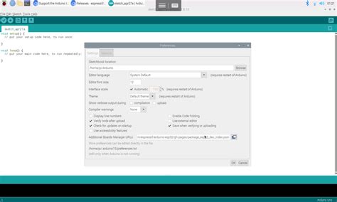 Arduino Er Install Arduino Esp Alpha On Arduino Ide Alpha