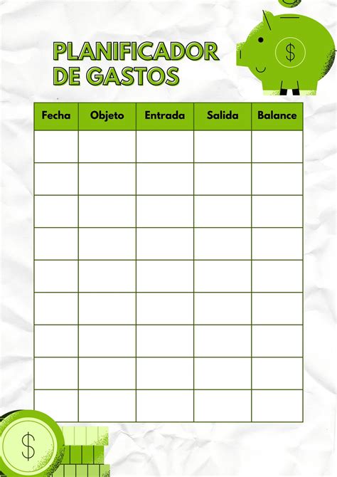 Planificadores Financieros Para Controlar Tus Gastos Canva