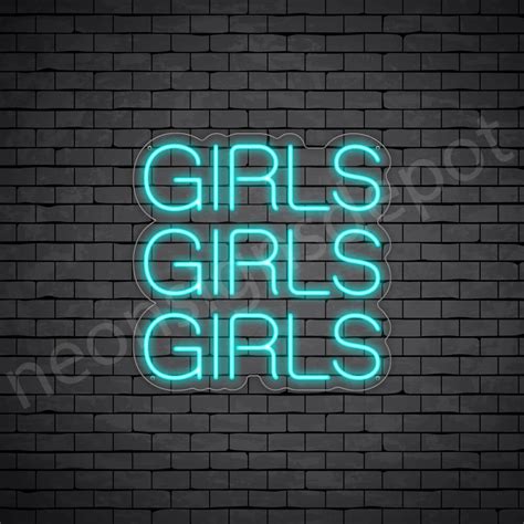 Girls Girls Girls Neon Sign Neon Signs Depot