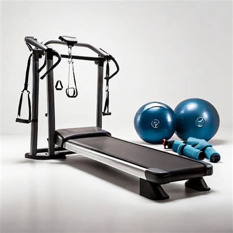 Exercise Equipment Isolated On A White Background Premium Ai