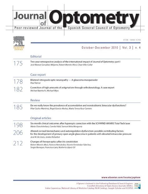 Journal Of Optometry