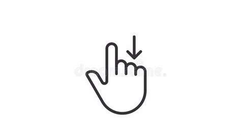 Animated Move To Right Linear Icon Stock Video Video Of Animated Animation 258694633