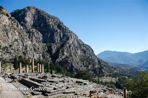 Temple of Apollo at Delphi Ancient Greece Φώς Λέξη