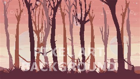 12 Parallax Pixel Art Backgrounds Pack