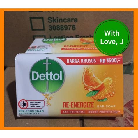 Jual DETTOL SABUN BATANG ANTI BAKTERI RE ENERGIZE GR Shopee Indonesia