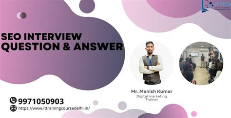 Best 10 Seo Interview Questions And Answers 2024