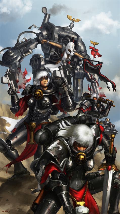 Adepta Sororitas Warhammer 40k Drawn By Jeffzhang Danbooru
