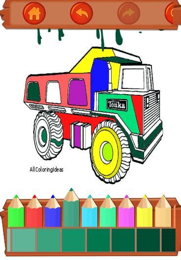 Detail Mewarnai Gambar Dump Truck Koleksi Nomer 55