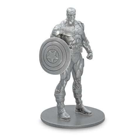 150 Gram Silver Captain America Miniature Statues ™