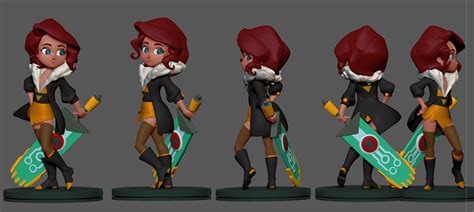 Red And Transistor Figure Development For Welovefine On Behance