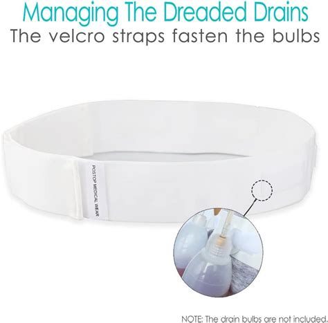Adjustable Drainage Bulb Holder Belt For Jp Drains Post Op Medical