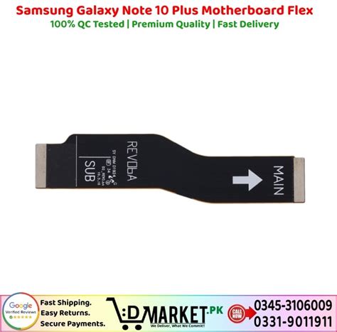 Samsung Galaxy Note 10 Plus Motherboard Flex Dmarket Pk