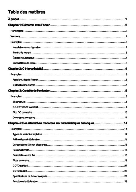 apprendre le langage fortran coursinfopdf