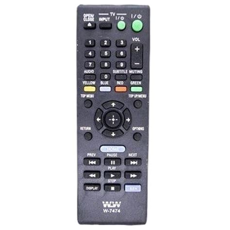 Controle Remoto Blu Ray Sony RMT B120A BDP S1100 Casas Bahia