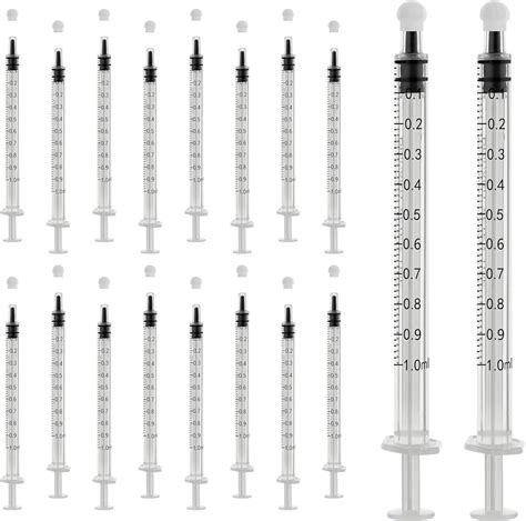 10pack 1ml Cc Syringe For Liquid With Caps Liquid