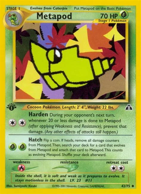 Metapod 1st Edition Sleeping Dragon Games
