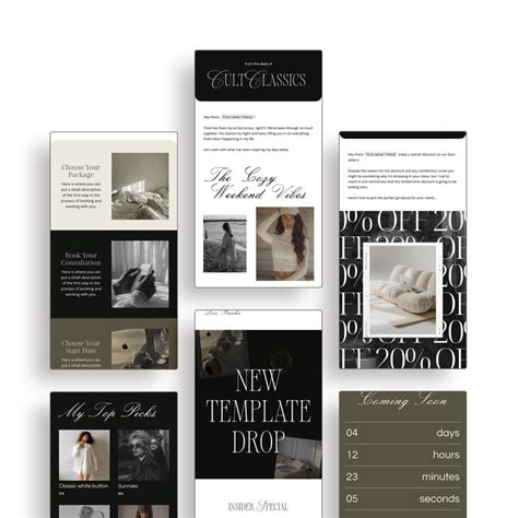 Cult Classics Luxe Email Templates Northfolk