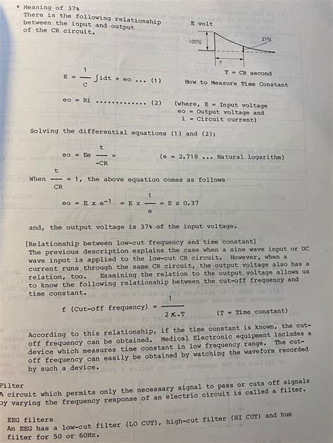 Basic Electronics And EEG Operation Guide For EEG Operators Etsy