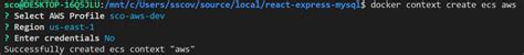 Docker Cli Integration With Amazon Ecs Cevo