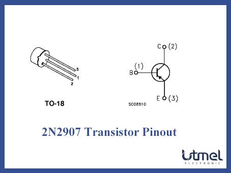 2N2907 Bipolar PNP Transistor Pinout Datasheet And Equivalent