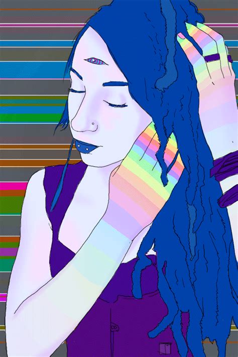 Colors Psychedelic Twitter Villasan110 Human Art Psychedelic Art Art