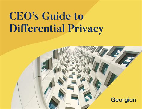 CEO S Guide To Differential Privacy