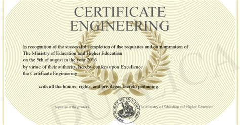 Certificate Engineering