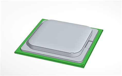 3d Design Cpu Tinkercad