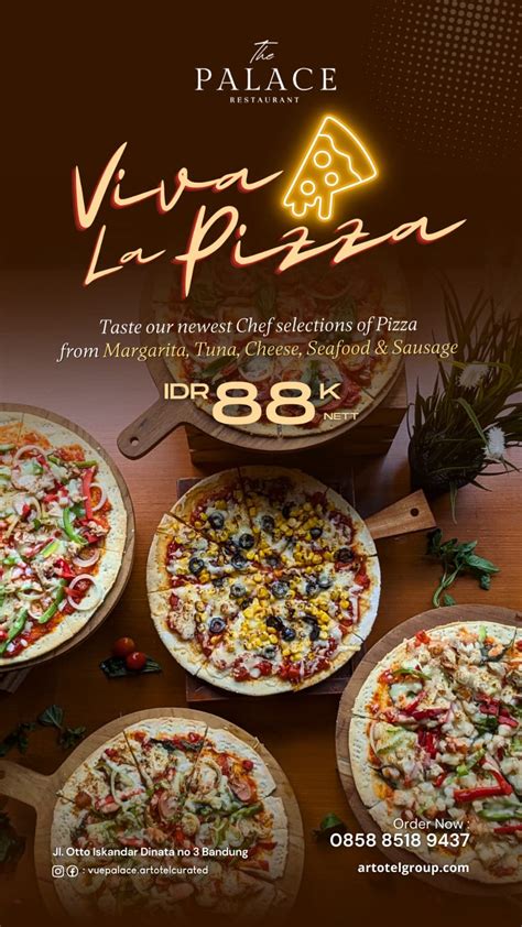 Viva La Pizza Menu Baru Persembahan Vue Palace ARTOTEL Curated Bandung